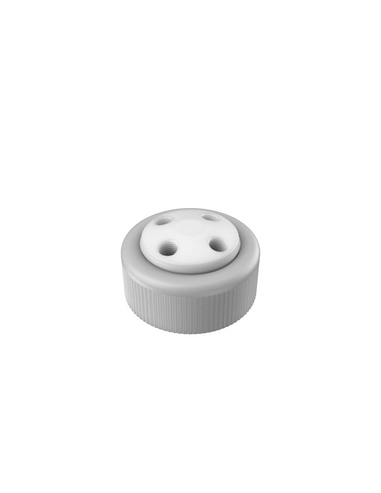 SOLVENT EXTRACTION CAP 38-400 Wako 4-port – LabLids